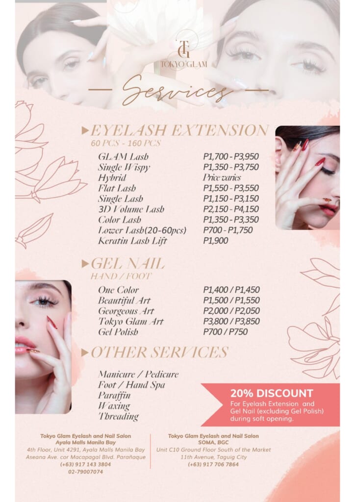 NOW OPEN: Tokyo GLAM Welcomes Everyone at their BGC Branch | Philippine ...