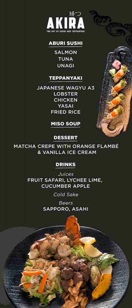 Teppanyaki Takes Center Stage at Akira | Philippine Primer
