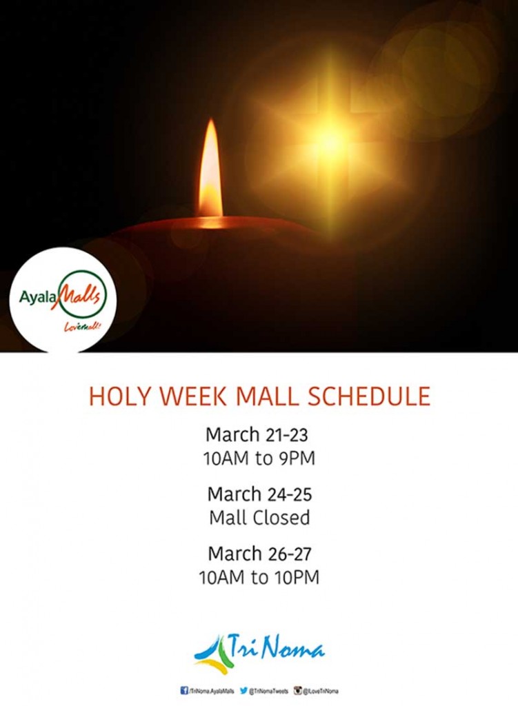 LIST: Holy Week 2016 Mall Hours | Philippine Primer