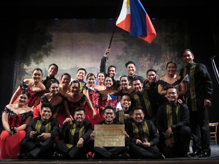 PH Madrigal Singers win the grand prize at a choral competition in ...