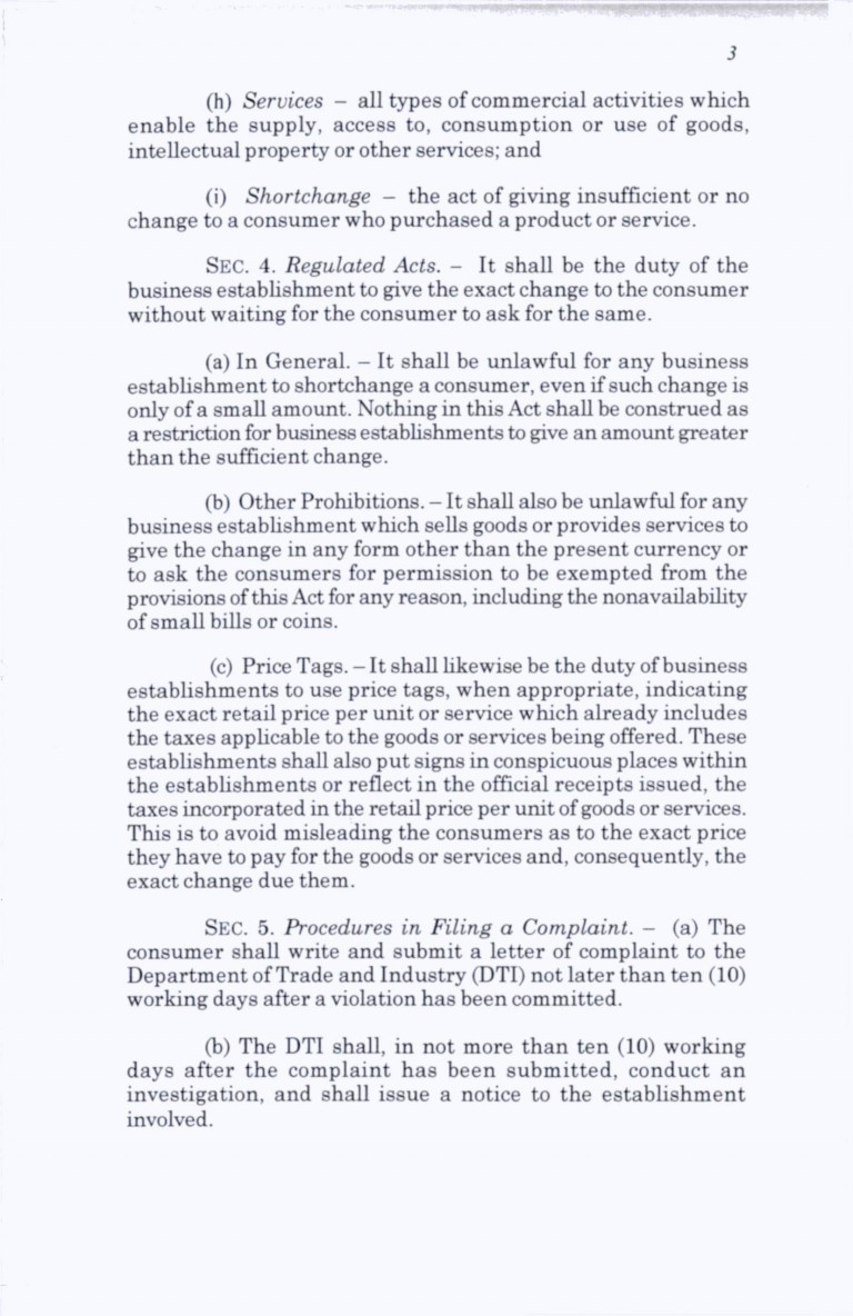 (Exact) Change has come: “No Shortchanging” bill lapses into law ...