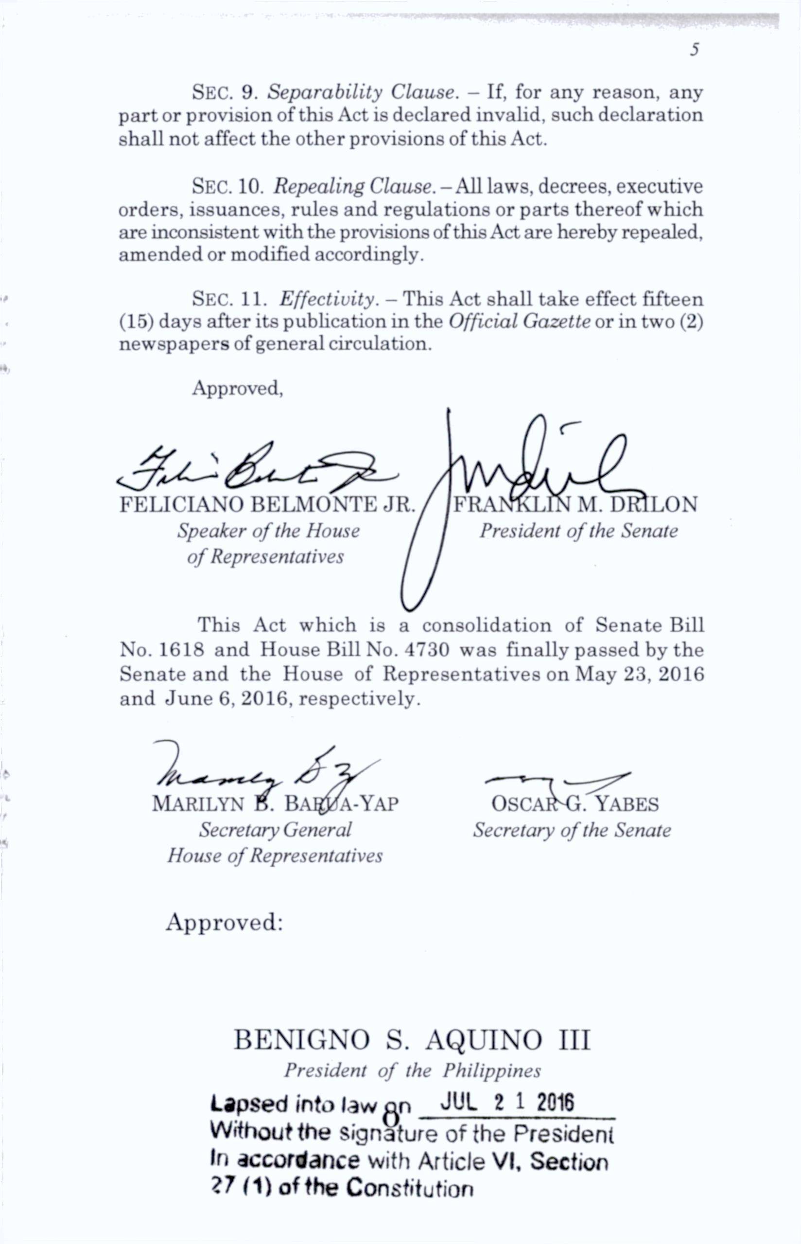 (Exact) Change has come: “No Shortchanging” bill lapses into law ...