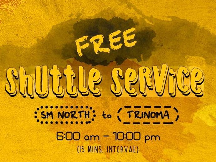P2P announces free shuttle service for SM North to Trinoma | Philippine ...