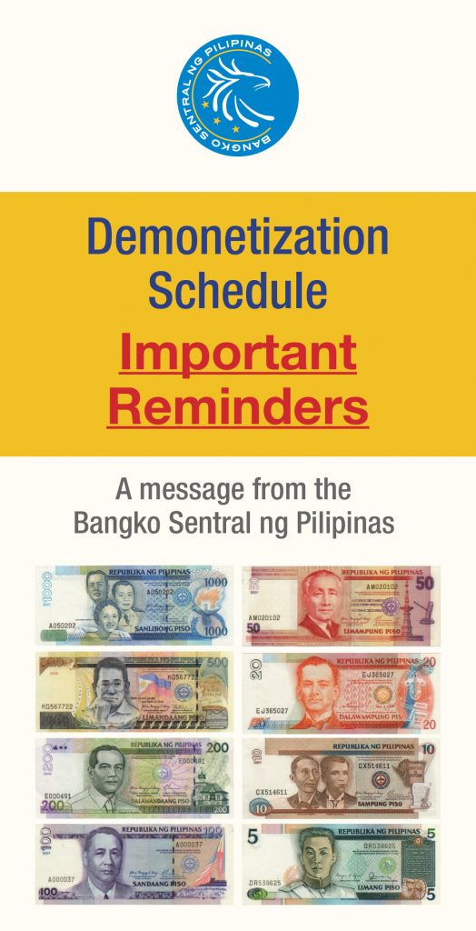 BSP sets Dec 29, 2017 as new deadline to exchange old banknotes ...