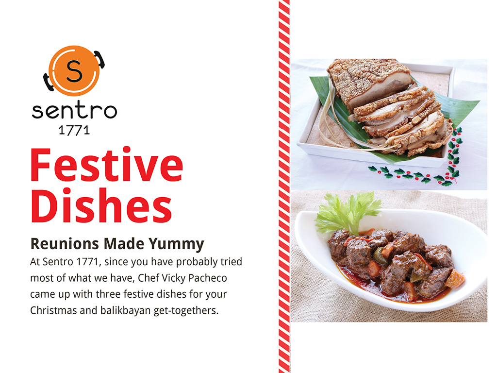 Sentro 1771’s Festive Dishes: Amp up your Noche Buena | Philippine Primer