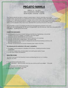 Projeto Manila 2018 challenges students to create sustainable ...