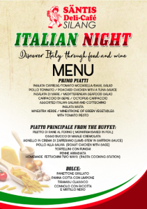 Italian Night at Santis Deli-Cafe | Philippine Primer