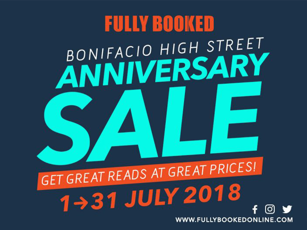 Fully Booked BGC: Anniversary Sale for Whole Month of July | Philippine ...