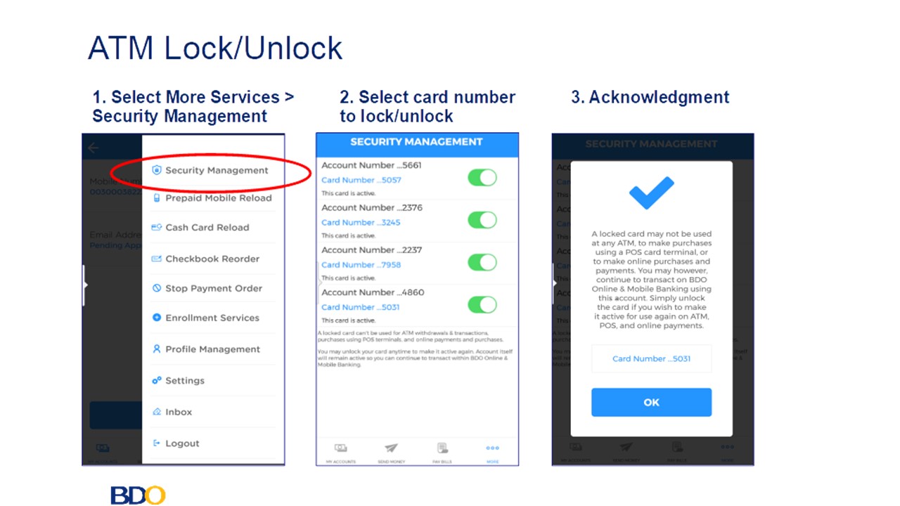 BDO’s New Lock/Unlock Feature Lets You Control Your Debit Card Security ...