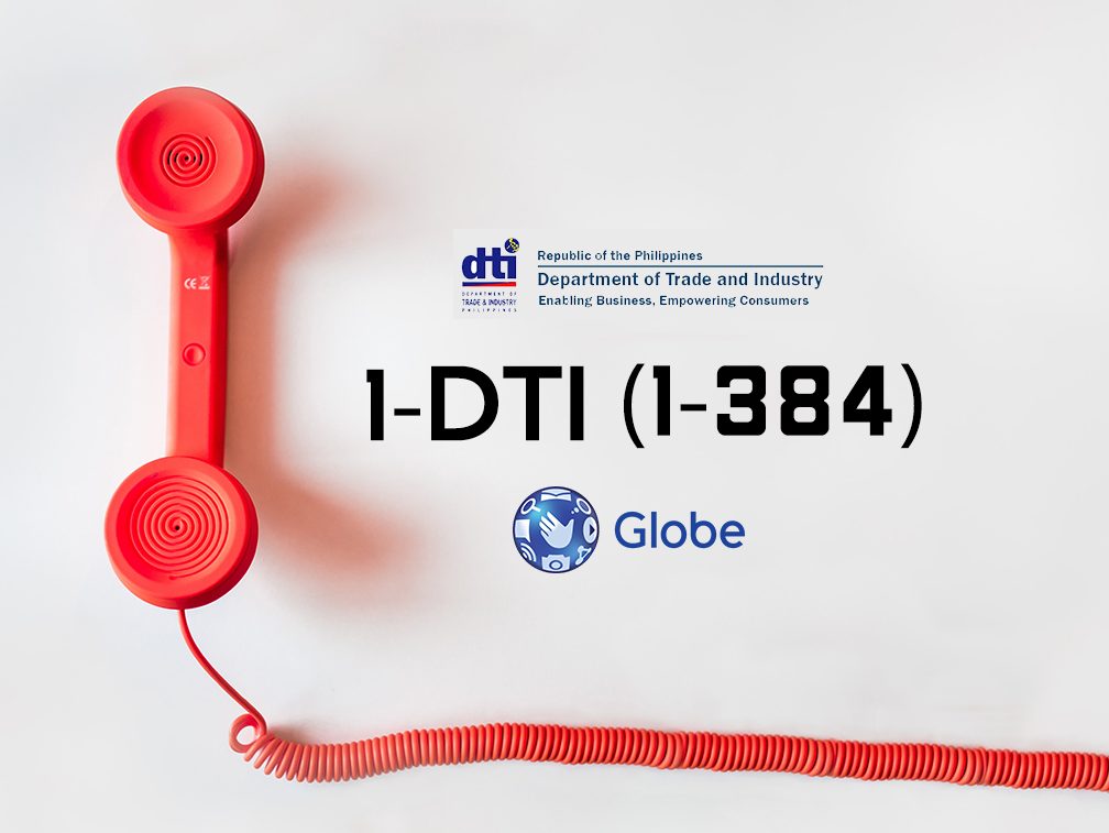 Globe, DTI Launch 1-DTI Consumer Hotline | Philippine Primer