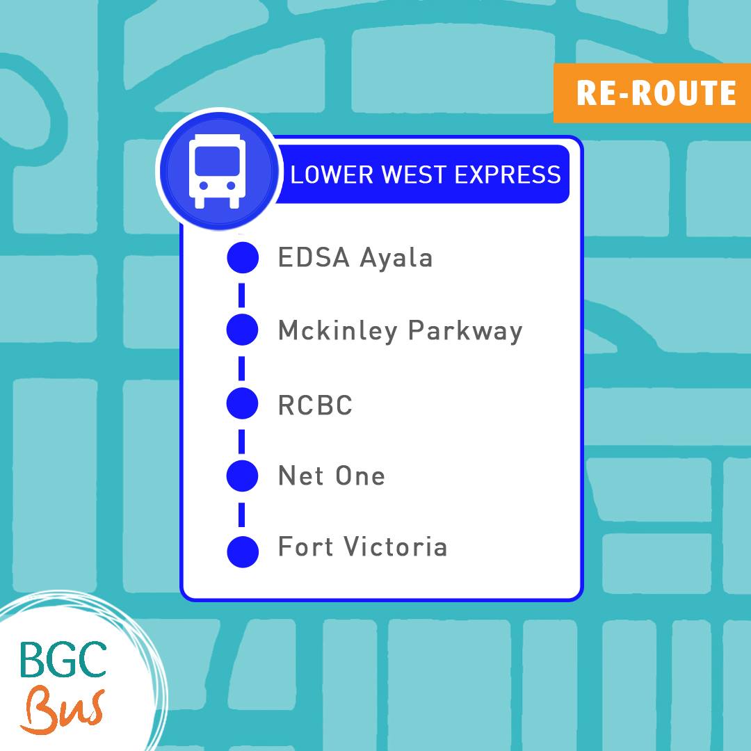 BGC Bus Routes and Schedule Changes with the New One-Way Scheme ...
