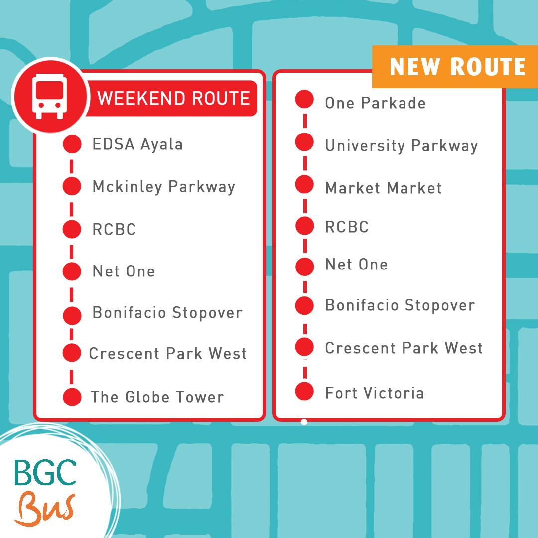 BGC Bus Routes And Schedule Changes With The New One Way Scheme BGC Bus Routes And Schedule Changes With The New One Way Scheme