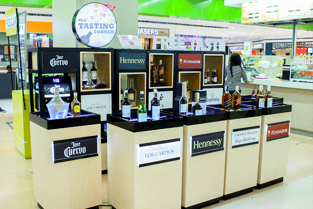 Tasting Corner for High Profile Spirits and Wines Now Available in SM ...