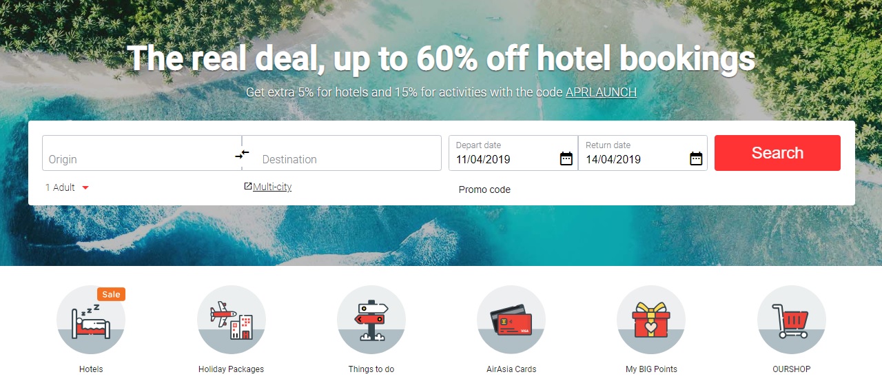 AirAsia Launches Travel Shop Offering Hotel and Restaurant Deals ...