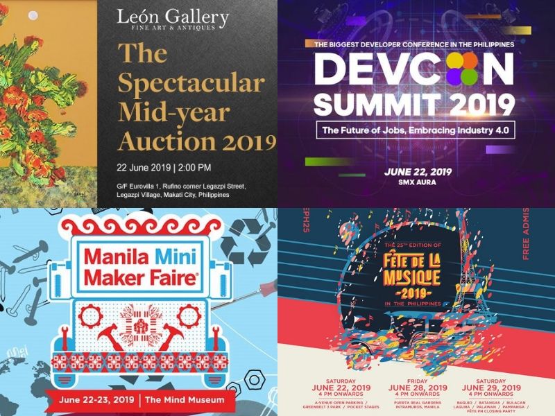 EVENTS IN MANILA: June 22-23, 2019 | Philippine Primer