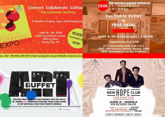 EVENTS IN MANILA: June 7 to 9, 2019 | Philippine Primer