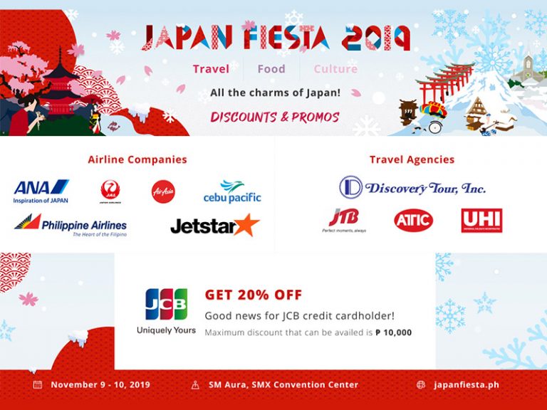 Enjoy Discounts and Promos at Japan Fiesta 2019 | Philippine Primer