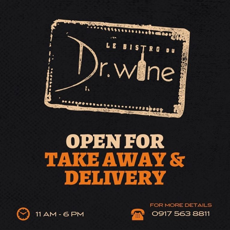 Dr. Wine Manila Offers French Gastronomic Meals for Take Out and ...