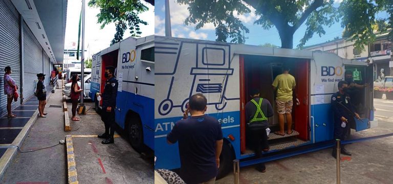 ATM on Wheels: BDO Brings Bank Services in Select Quarantine Areas ...