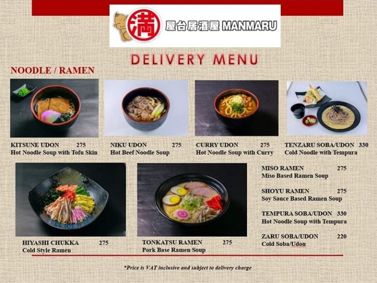 Manmaru Japanese Restaurant Offers Authentic Japanese Comfort Food at ...