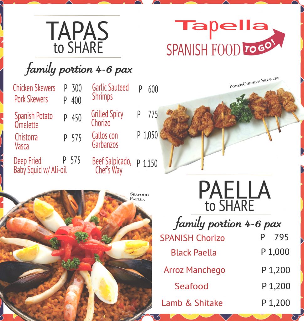 Tapella Tapas Bar and Restaurant Reopens for Take-Out and Pick-Up ...