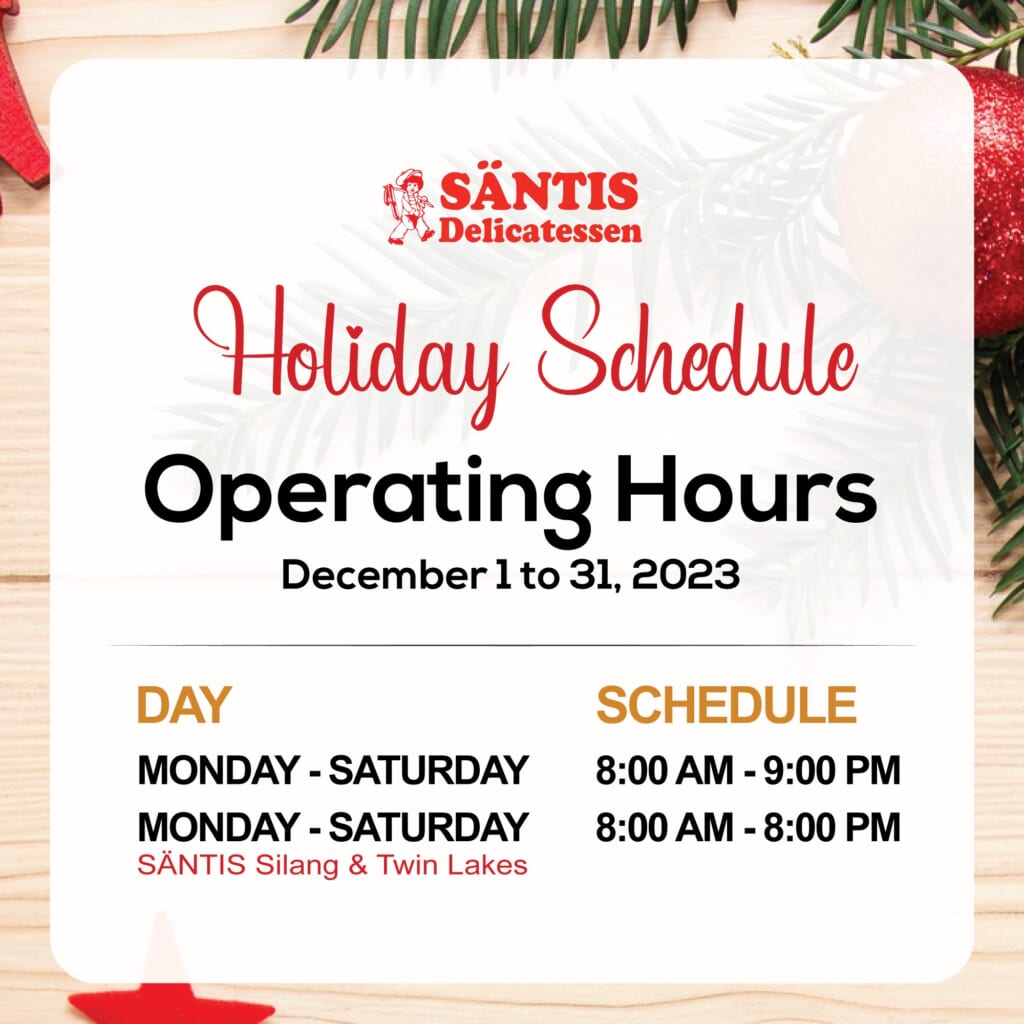 LOOK: Holiday Hours of Your Go-to Shops & Restaurants in the Metro ...
