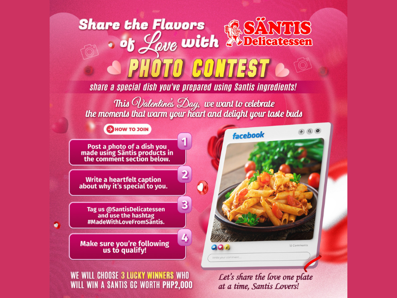 PHOTO CONTEST: Share the Flavors of Love with Santis Delicatessen ...