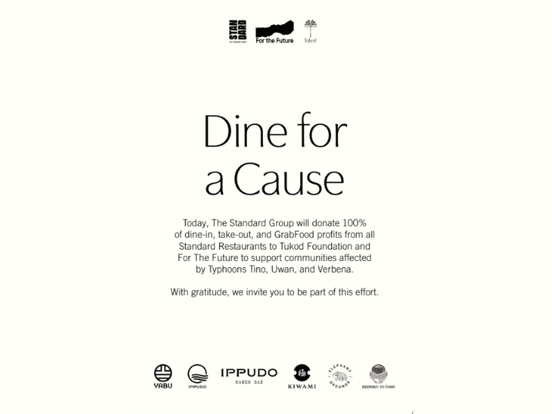 Dine for a Cause: Standard Hospitality Group Extends 100% of Profits to ...