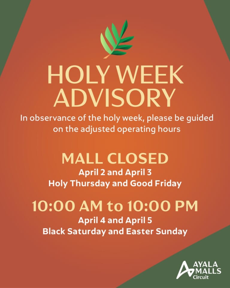 GUIDE: Adjusted Mall Hours for Holy Week 2026 | Philippine Primer