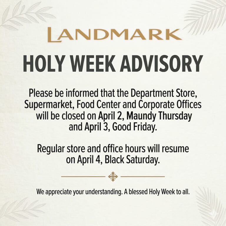 GUIDE: Adjusted Mall Hours for Holy Week 2026 | Philippine Primer