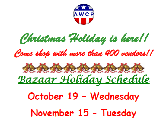 AWCP Holiday Bazaar | Philippine Primer