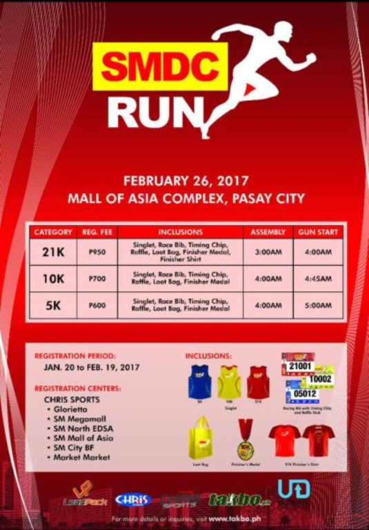 SMDC Run 2017 | Philippine Primer