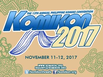 KOMIKON 2017 slated for November 11-12 | Philippine Primer