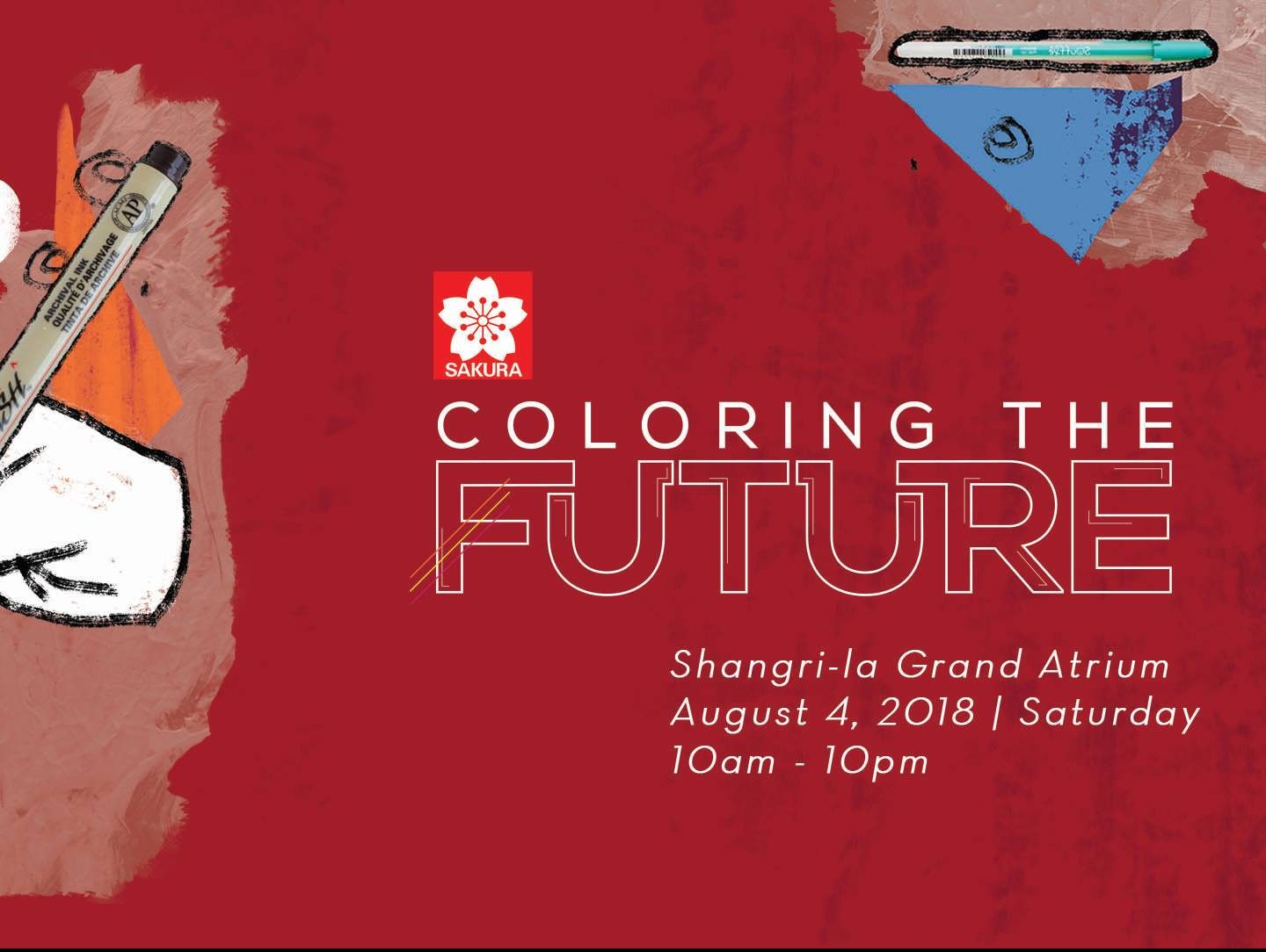 Coloring The Future By Sakura Philippines At Shangri la Grand Atrium