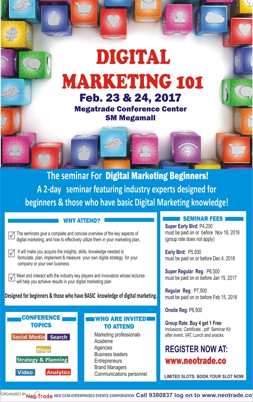 The 4th Digital Marketing Seminar: Beginner’s Shift To Digital Age ...