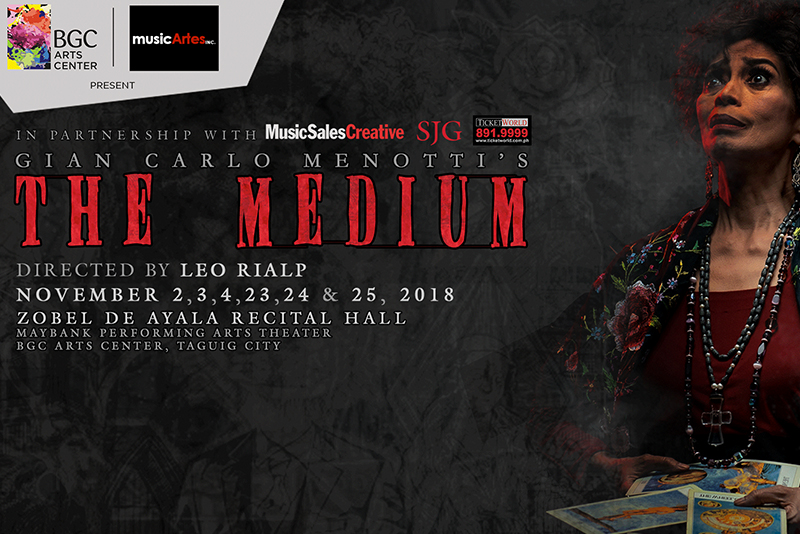 Catch Gian Carlo Menotti’s The Medium This November 23 to 25 ...