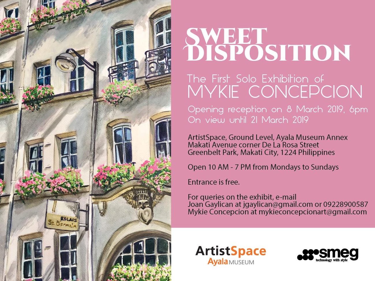 ArtistSpace Presents Sweet Disposition Exhibition on March 8 ...