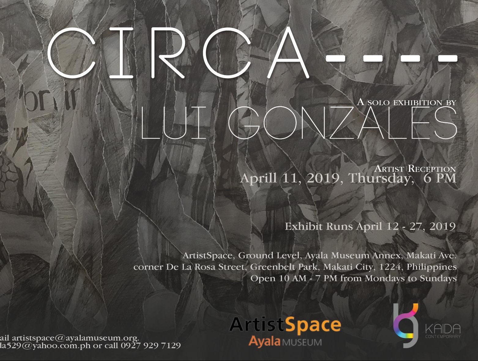 CIRCA by Lui Gonzales: An Exhibit of Torn Papers and Fleeting Memories ...