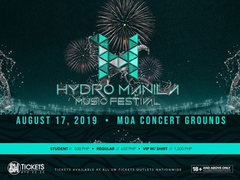 Get Ready to Party and Celebrate Music at the Hydro Manila 2019 ...