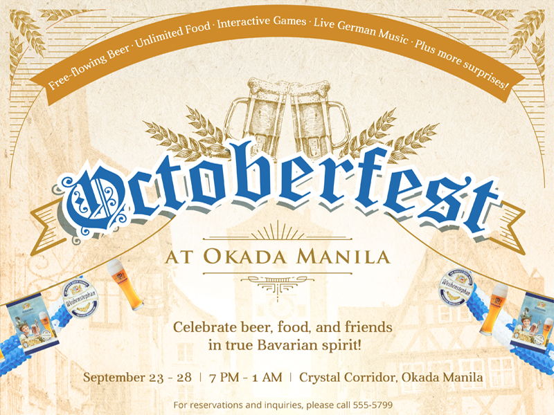 Experience an Authentic Octoberfest at Okada Manila | Philippine Primer