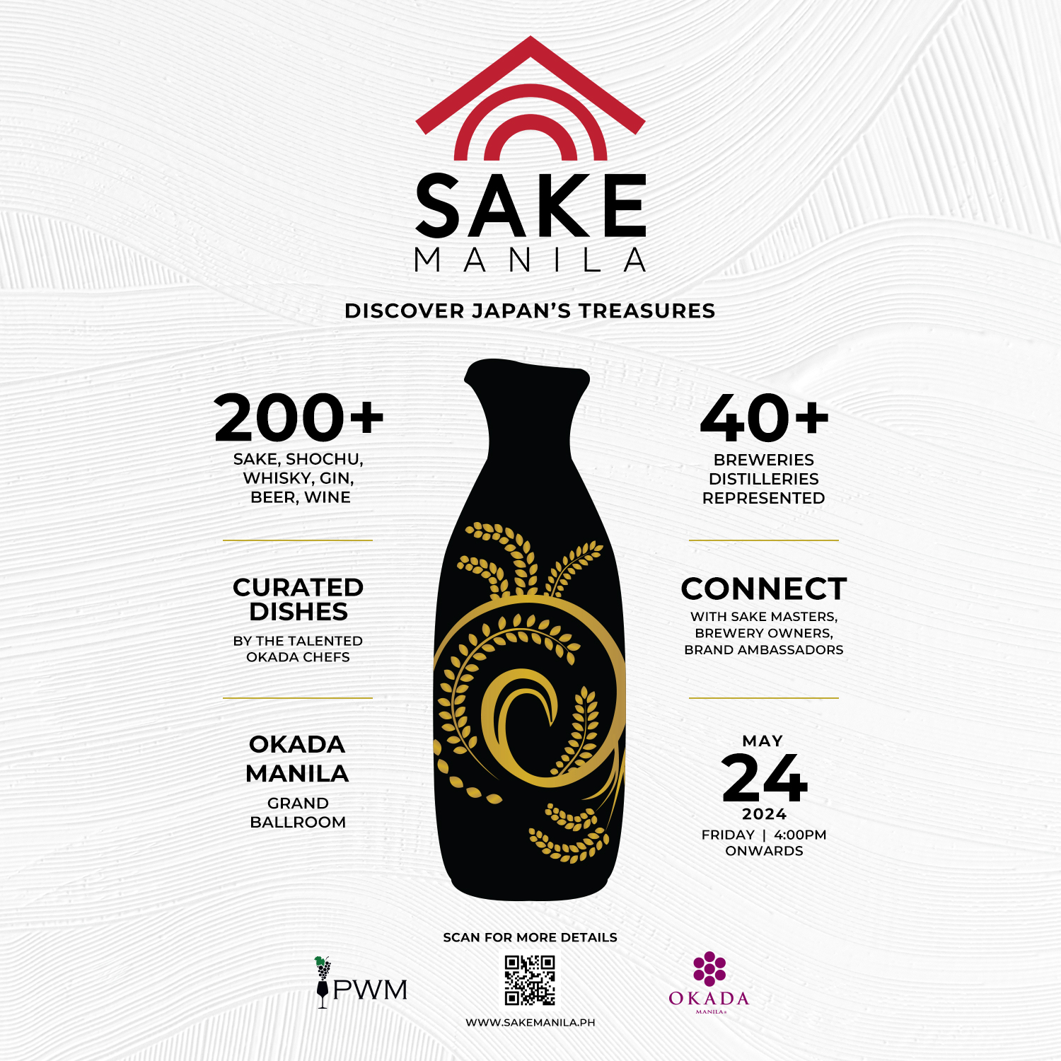 SAKE MANILA: Explore Japan’s Artisanal Sake Culture at Okada This May ...