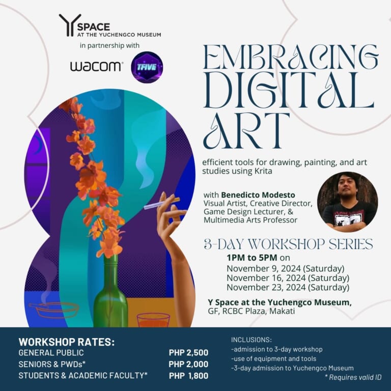 BOOK NOW: Embracing Digital Art Workshop at Yuchengco Museum ...