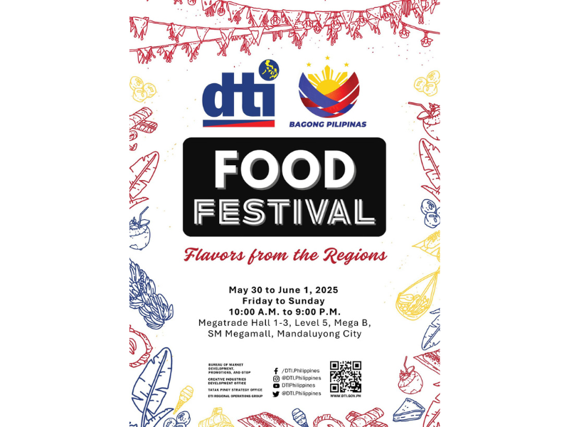 DTI 2025 Food Festival: Savor the Flavors from the Regions | Philippine ...