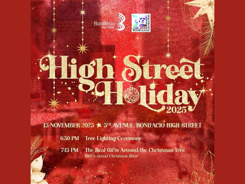 High Street Holiday 2025 Brings a Season of Wonder to Bonifacio High ...