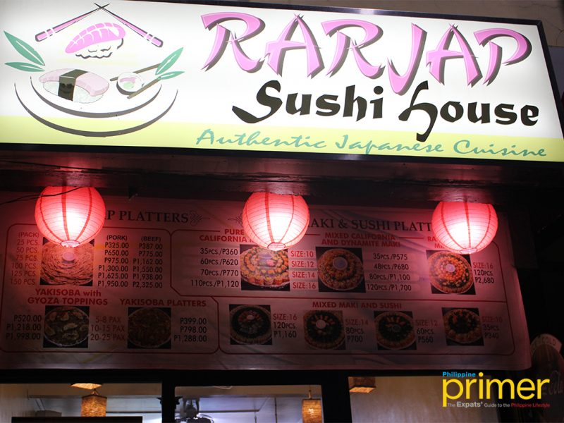 RARJAP Sushi House in Sta. Ana Manila | Philippine Primer