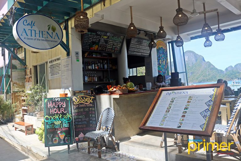 Cafe Athena in El Nido: Greek Mediterranean Along the Shore ...
