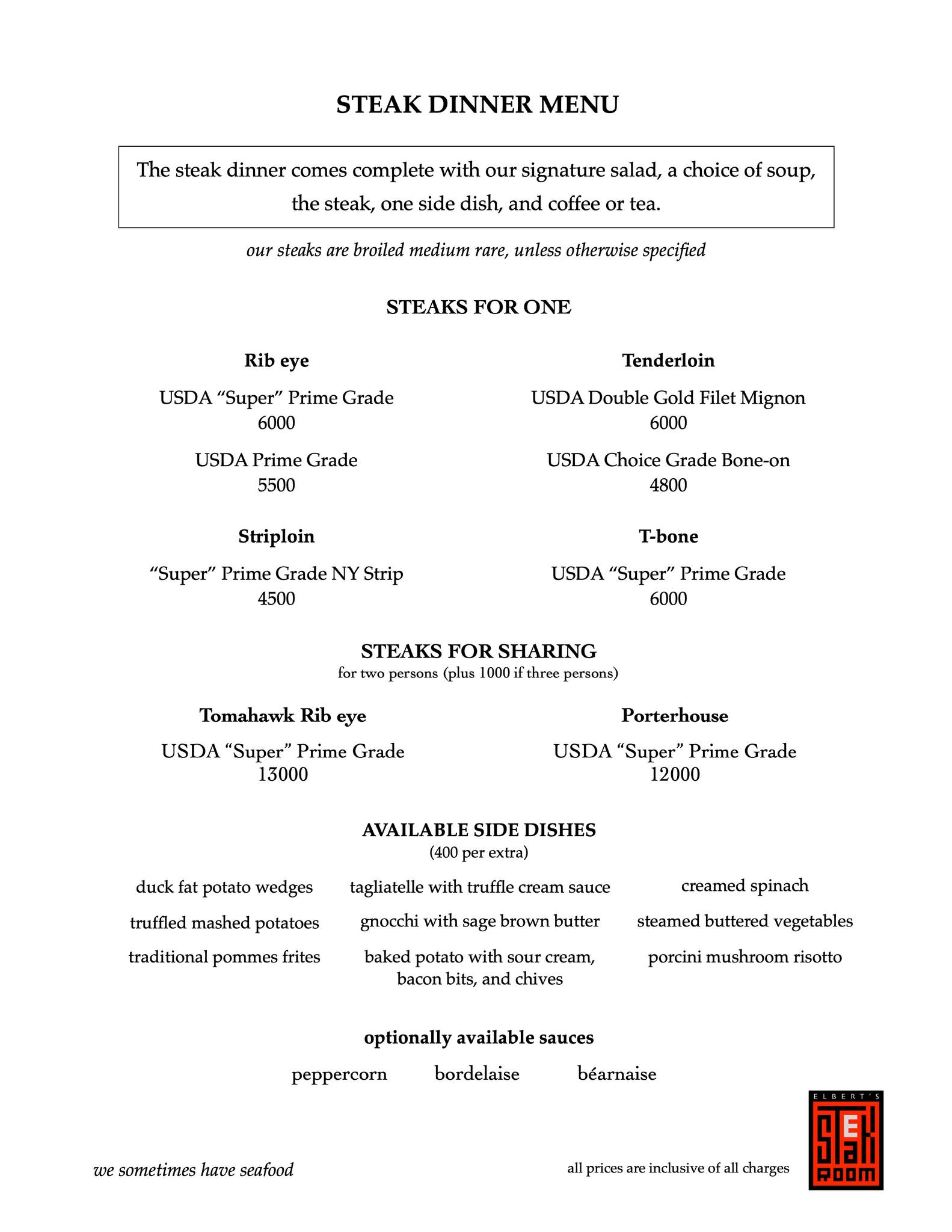 Elbert’s Steak Room – Salcedo Village, Makati | Philippine Primer