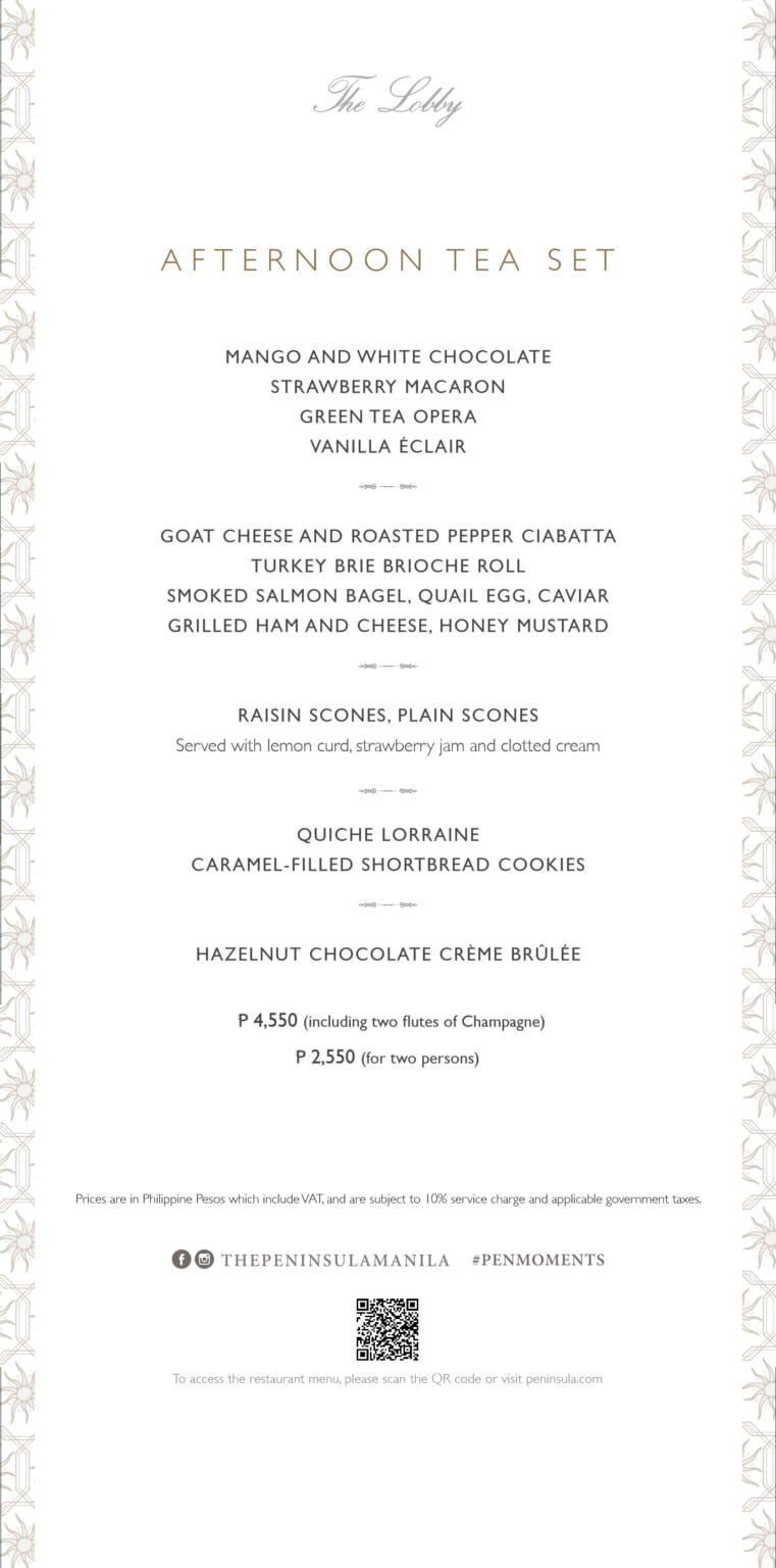 The Lobby at The Peninsula Manila: Treat Yourself to Award-Winning Halo ...