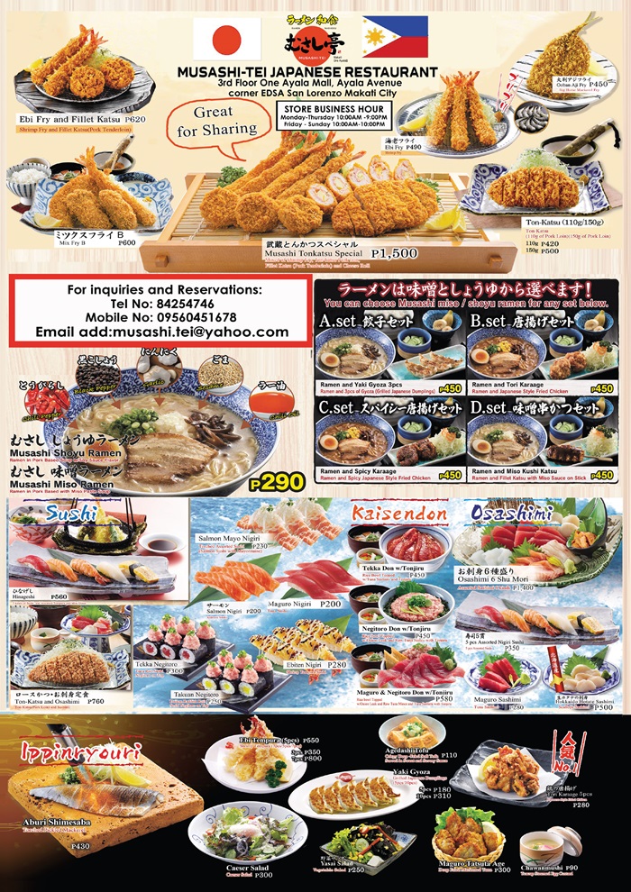 Musashi-Tei in Makati: Your Go-to Place for Tonkatsu and Ramen ...