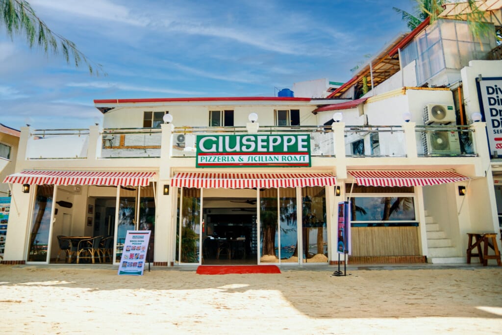 Giuseppe Pizzeria & Sicilian Roast in Boracay: Where Beach Front ...